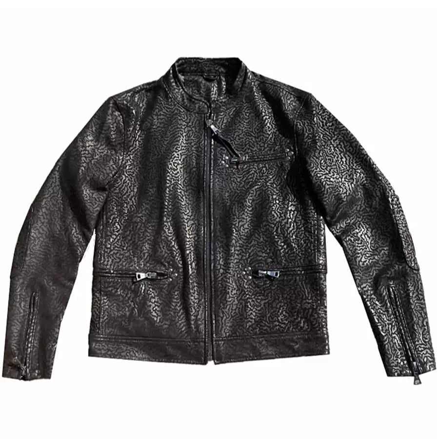Eroded Japanese Leather Jacket – Buffalo Soldier